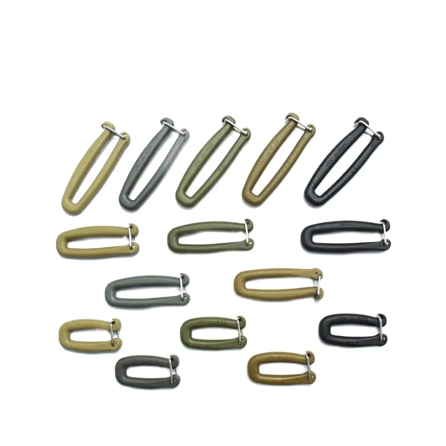 Пряжки для сумки 6 шт 38mm, черный