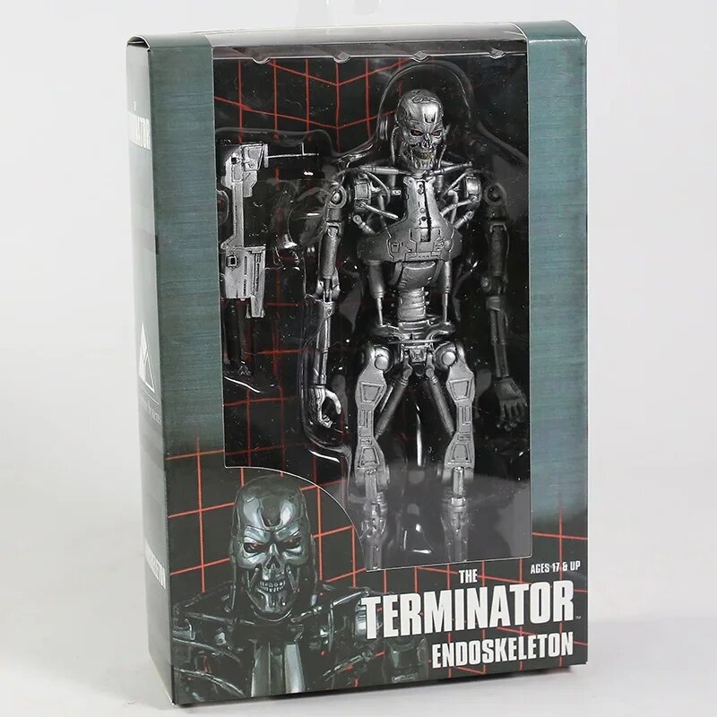 NECA Терминатор 2 T-800 Эндоскелет Черный E box