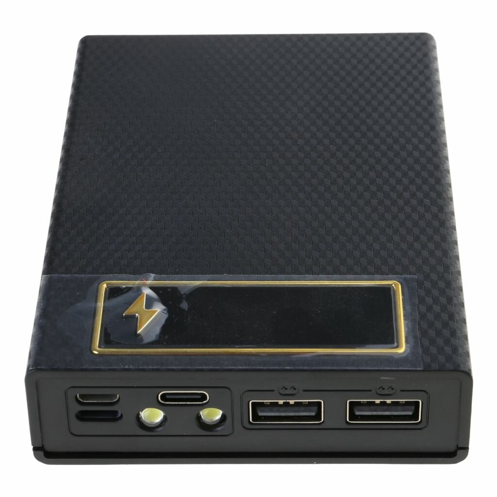 Кейс для DIY с быстрой зарядкой, съемный корпус для 18650 аккумуляторов, Черный - CX4