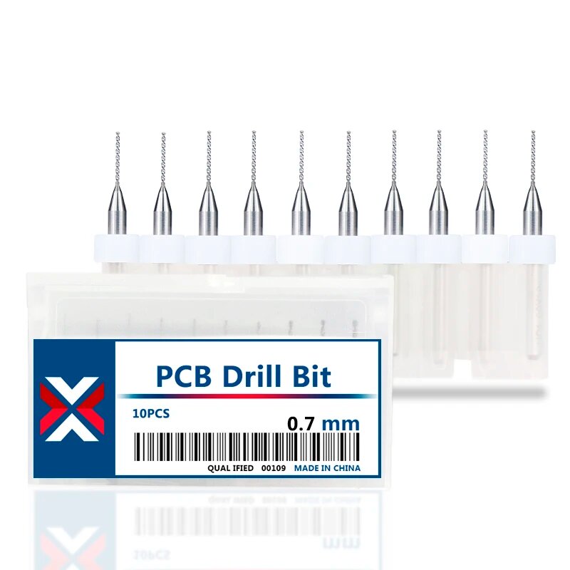 Xcan Мини-набор сверл для печатных плат 0,3-1,2 мм 1 Box, 0.7mm