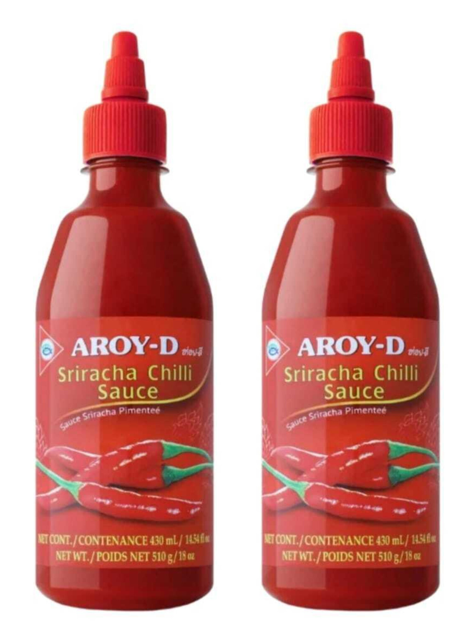 Соус Aroy-D Sriracha chilli, 510 г, 2 шт