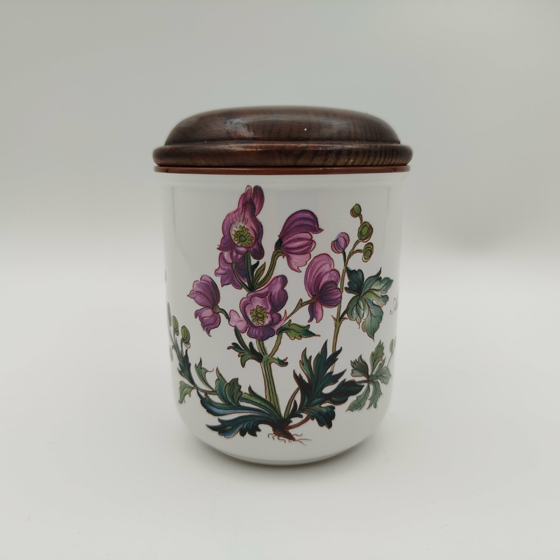 Банка "Aconitum napellus" ("Борец клобучковый") для сыпучих продуктов (для чая, специй)