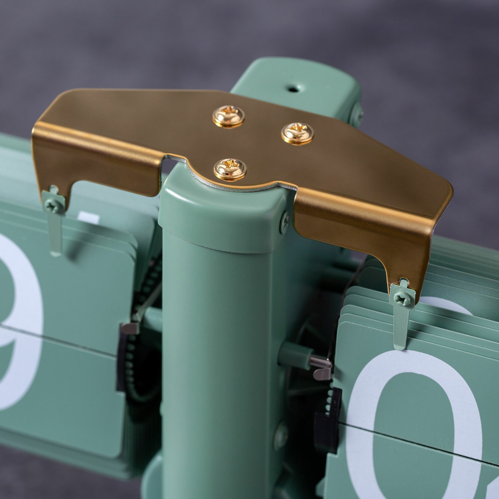 Классические перекидные часы Flip-clock Green, 16х21х8 см (зеленые)