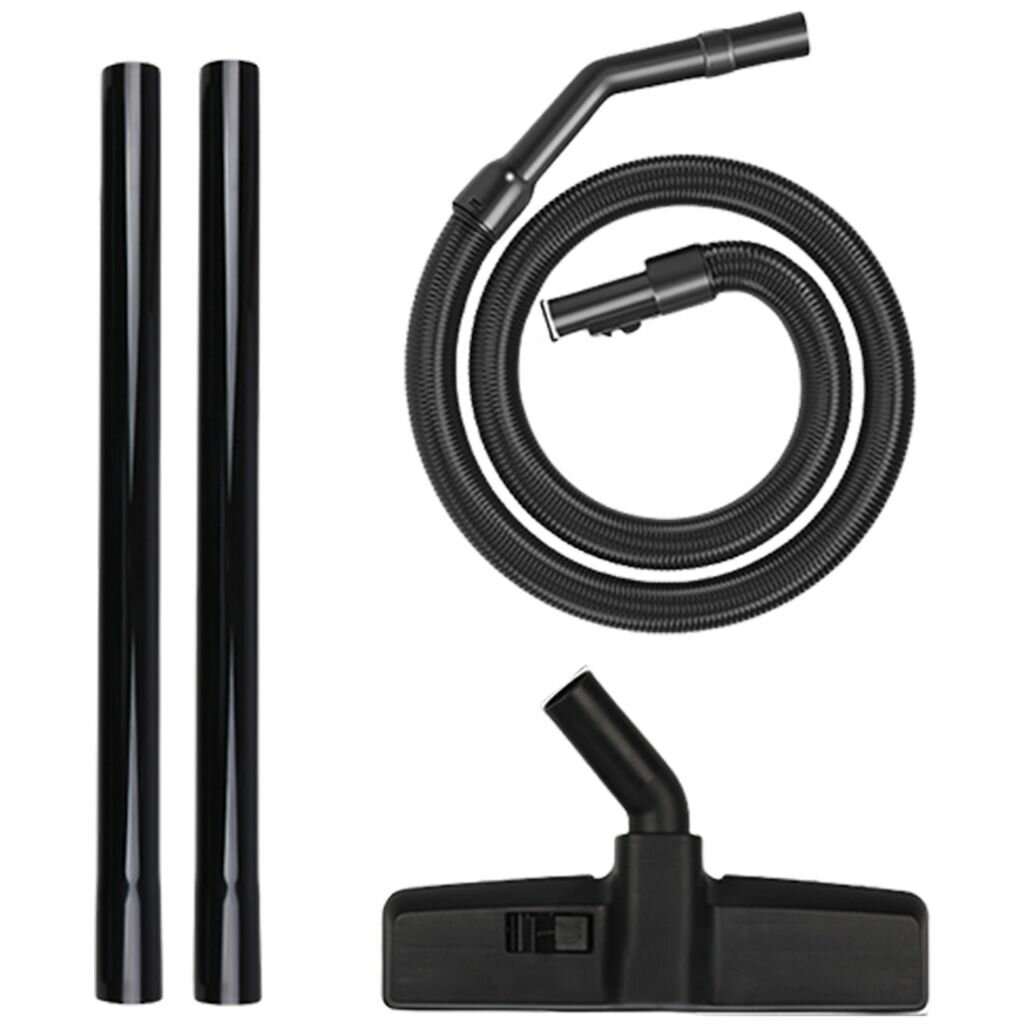 Набор из 3 насадок для шлангов. Прямая щетка для пола. Набор вакуумных удлинителей, подходит для различных чистящих средств.