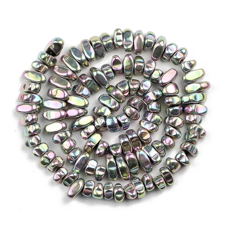 Бусины из гематита JHNBY Серебряный, New Green