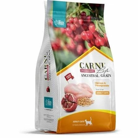 CARNI LIFE Adult 1,5 кг для кошек курица с гранатом и клюквой