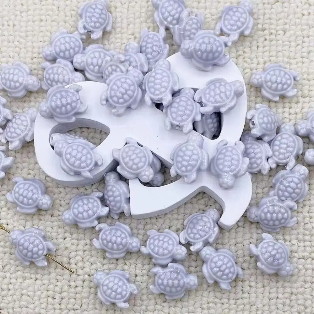 Керамические бусины морские черепахи 10 шт