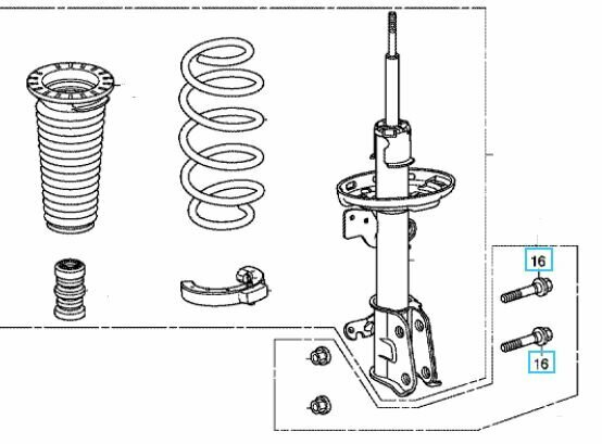 Болт, переключение; поворотная ОСЬ (Оригинал)