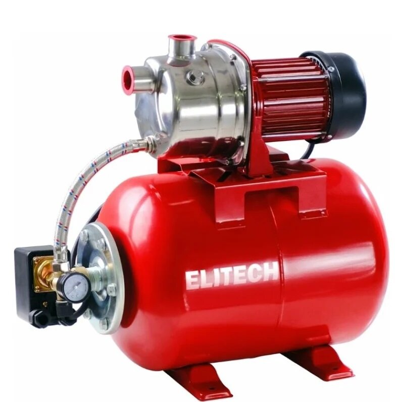 Насосная станция Elitech САВ 800-24Н, 800 Вт, корпус нержавеющая сталь