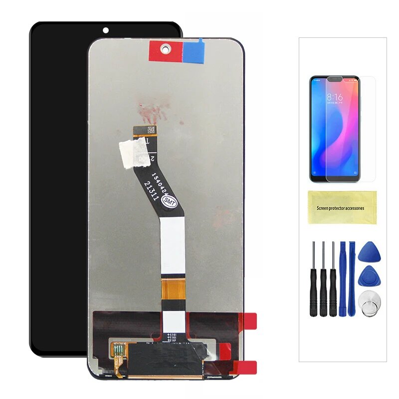 6,6 'для Xiaomi Redmi Note 11T 5G ЖК-дисплей с цифровым преобразователем сенсорного экрана в сборе для Redmi Note 11T 2201117 Замена ЖК-дисплея SG