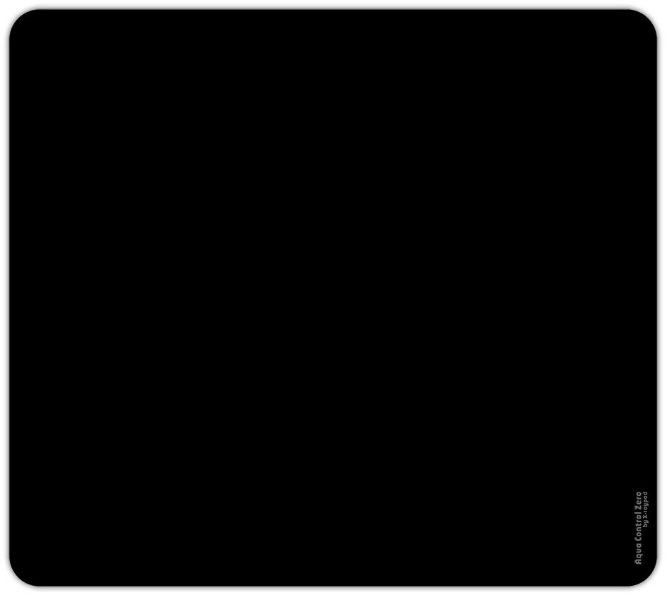 Коврик для мыши X-raypad Aqua Control Zero Pure Black XL Square (500x500x4мм)