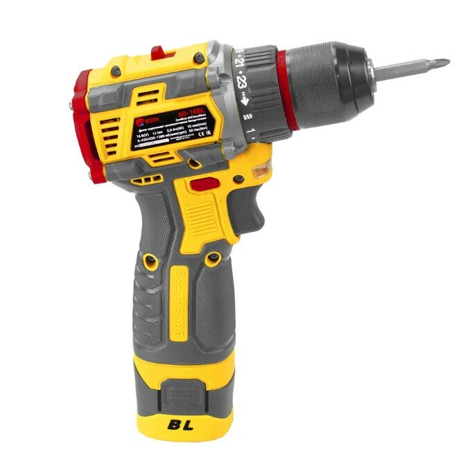 Аккумуляторная дрель EDON AD-16BL набор 24891