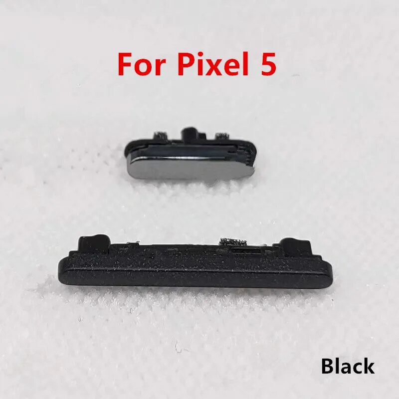 Кнопка Pixel 5 для Google Pixel 5, кнопки включения и выключения громкости, боковые клавиши, запасные части для ремонта телефона черный