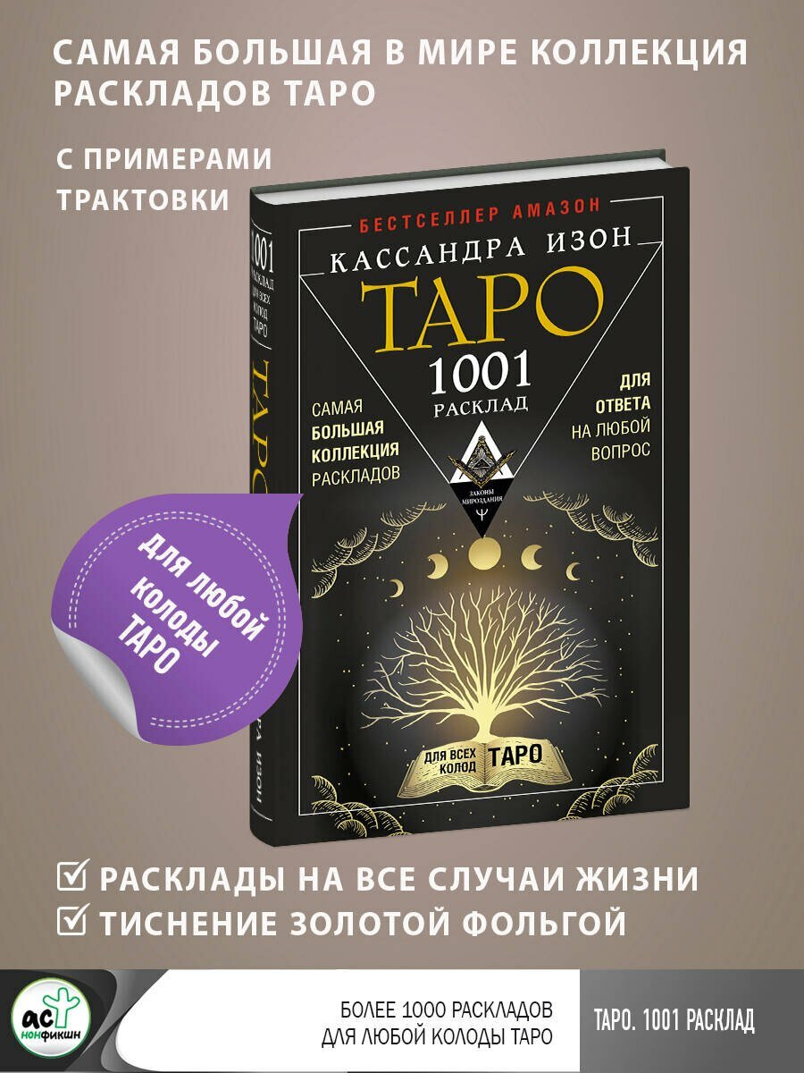 Таро. 1001 расклад. Самая большая коллекция раскладов для ответа на любой вопрос(Кассандра Изон)