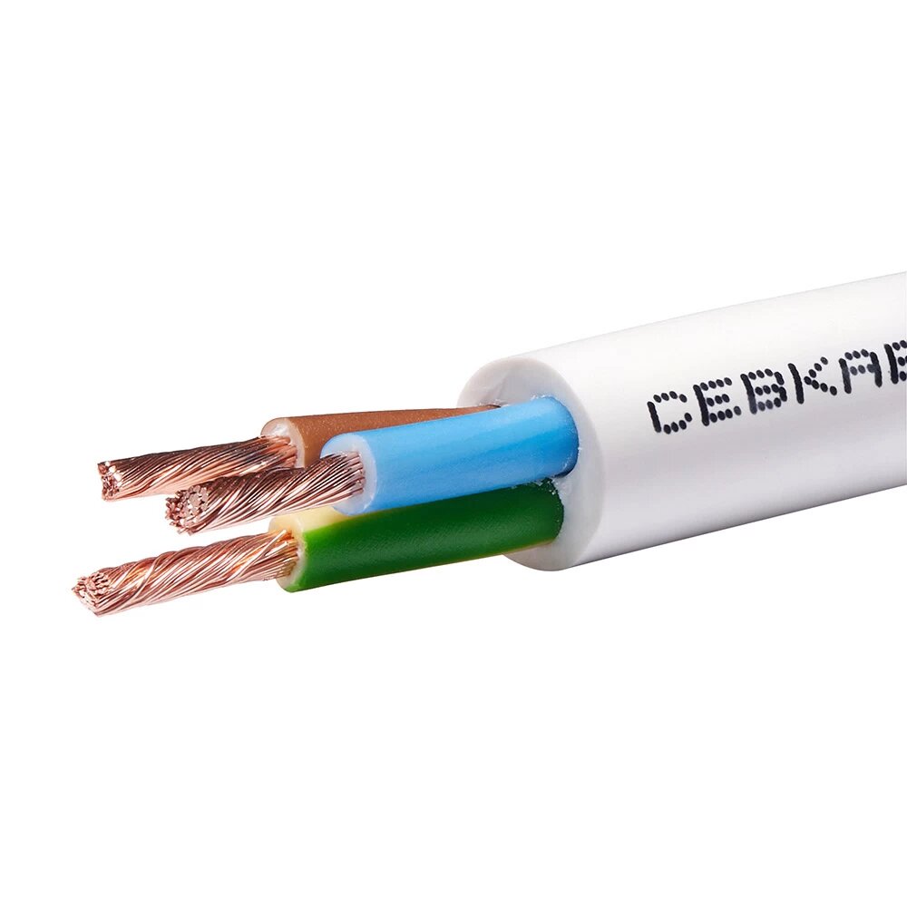 Провод Севкабель ПВС 3х1,5 Севкабель ПВС 3х1,5