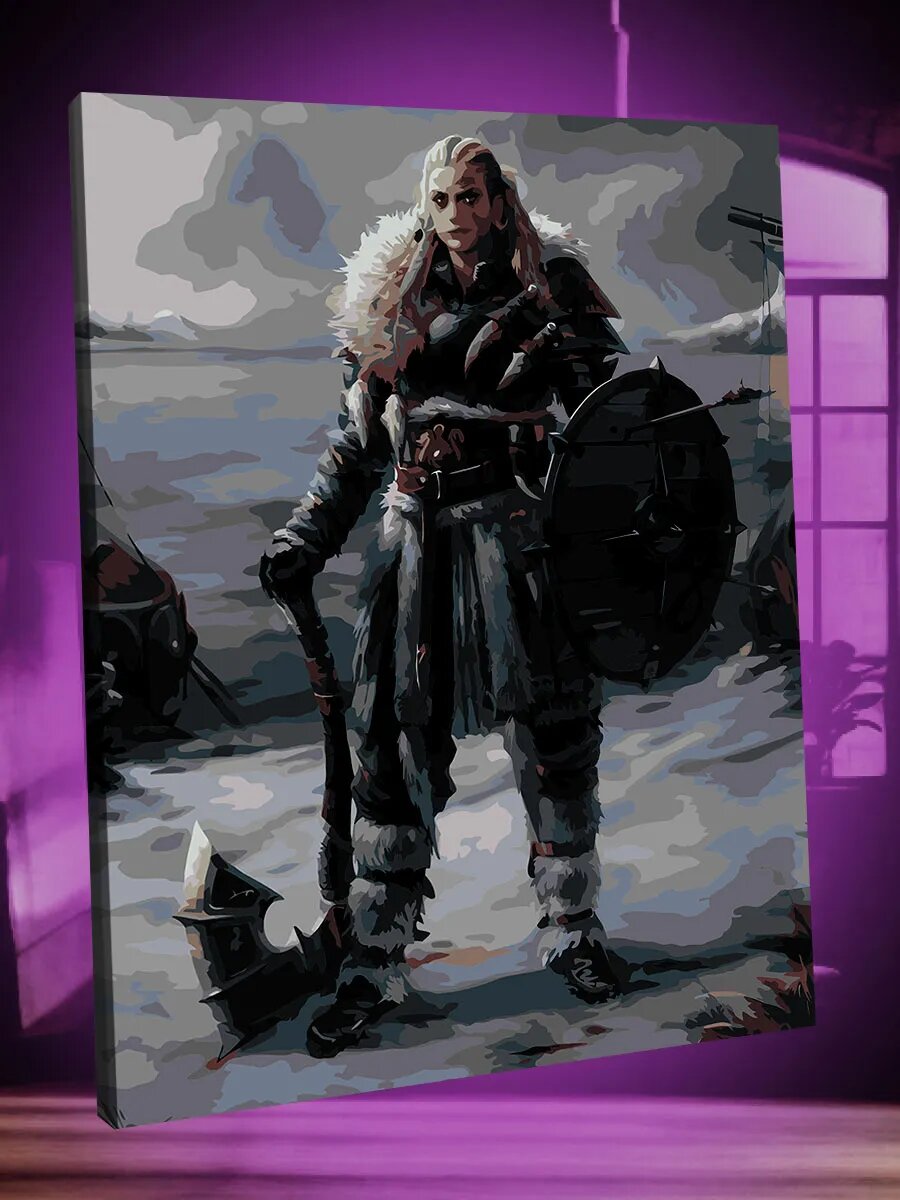 Картина по номерам Скандинавия викинги