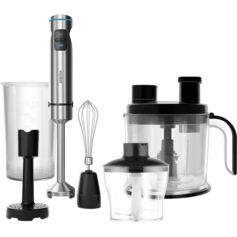 Блендер Centek CT-1317 1500Вт, шинковка 1.5л, чоппер 650 венчик, стакан, 2207038