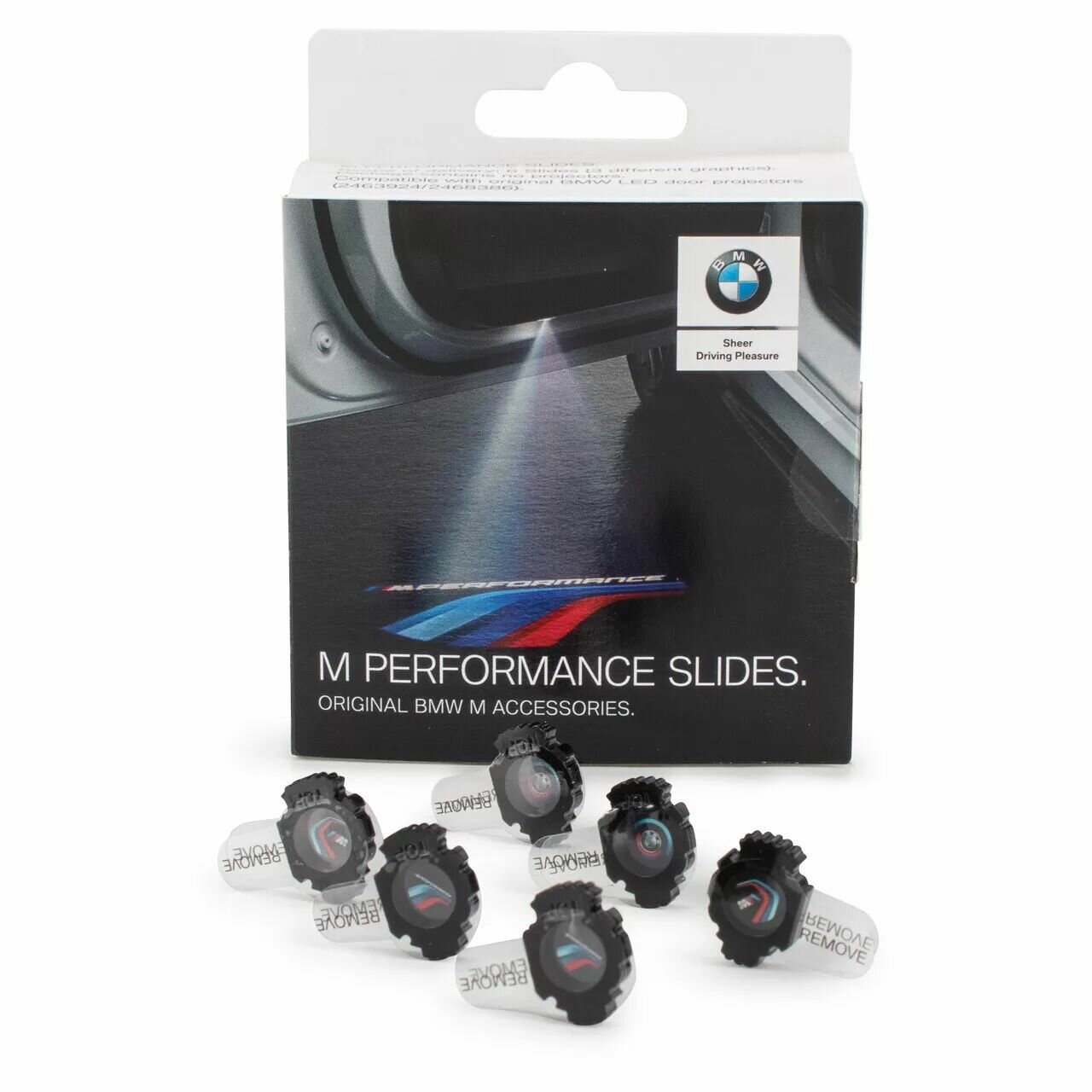 Комплект логотипов BMW M Performance для дверных проекторов 63312469631