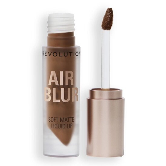 Жидкая матовая губная помада Revolution Makeup Air Blur Matte тон классический коричневый, 3,5 мл