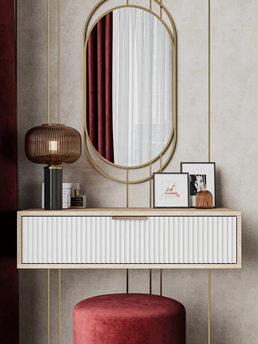 Туалетный столик подвесной , консоль навесная , столик для косметики