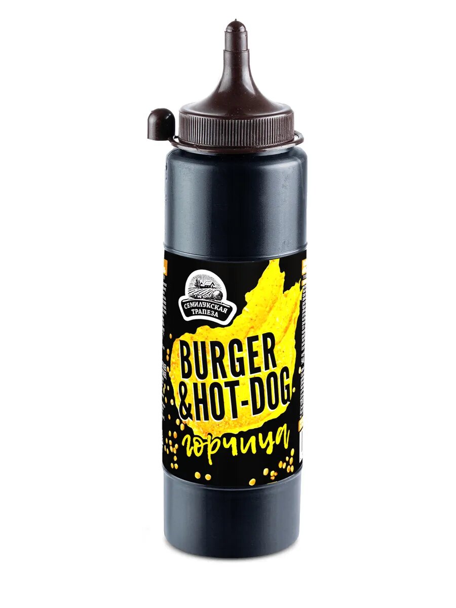 Горчица Семилукская трапеза Burger & hot-dog, 250 г