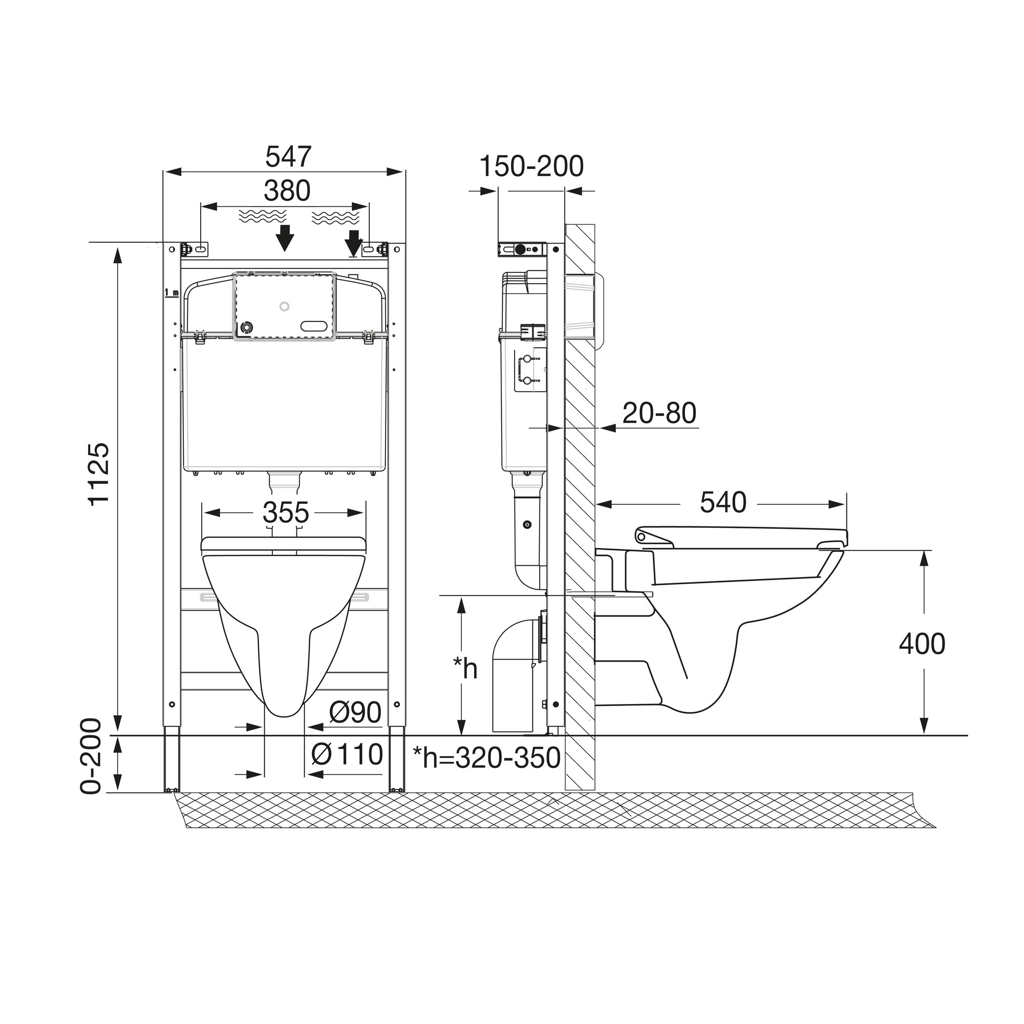 ПЭК ROCA DEBBA 893104970 (инсталл. + унитаз подвесной Rimless + сид. Slim, SoftClose + без клавиши)