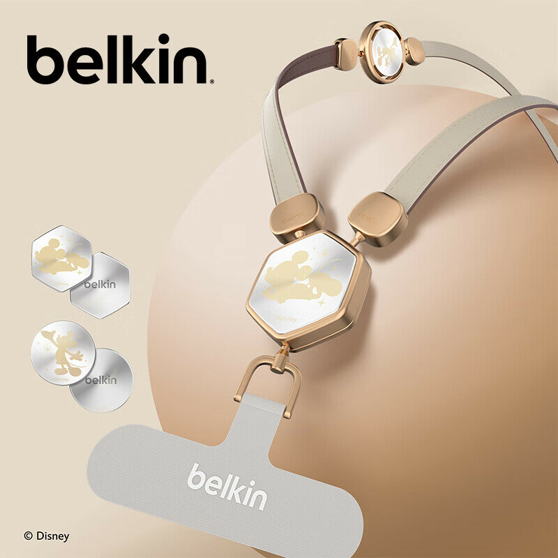 BELKIN телефонный шнур-браслет с защитой от потери и блестящим Микки-Маусом Цвет：Звездный блеск