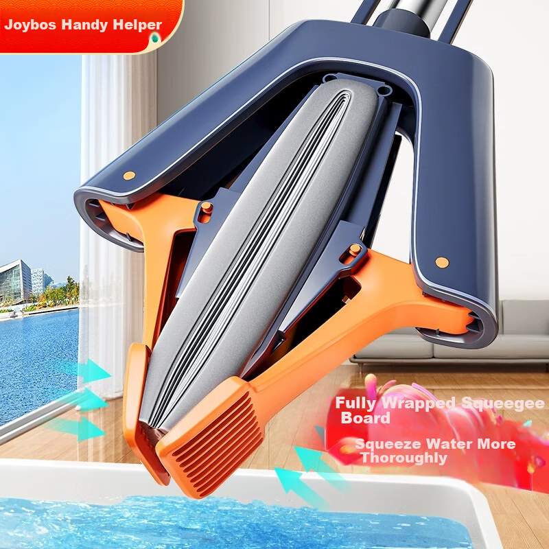 Jiabangshuo Sponge Mop for Home Use, No-Hand Cleaning, 2024 New Model, Wet And Dry Lazy Mop, Floor Cloth, Absorbent Rubber Cotton