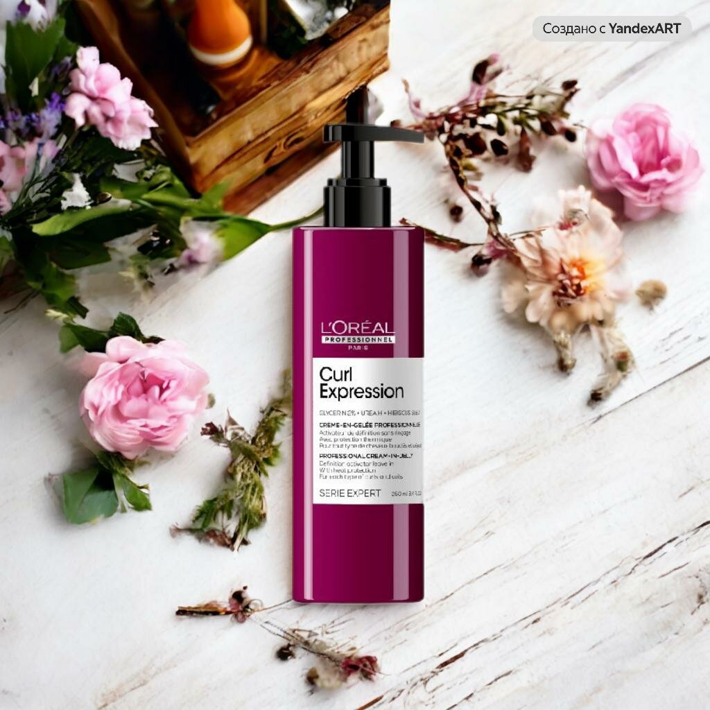 L′Oreal Professionnel Curl Expression Cream (Крем-гель с термозащитой для завитков кудрявых волос), 250 мл