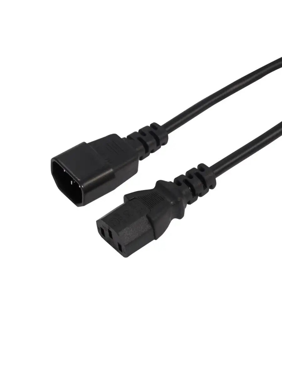 Сетевой шнур 1.5м гнездо C13 - разъем C14