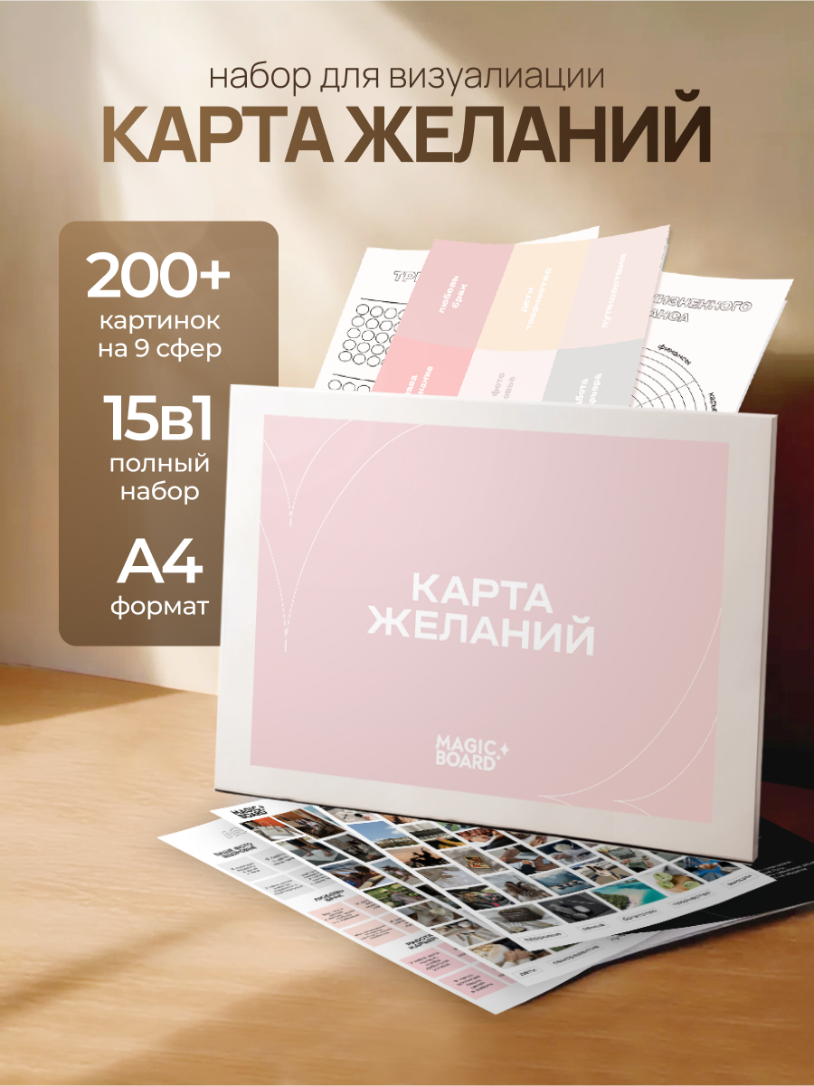 Карта Желаний 2025-2026 полный набор женская мужская