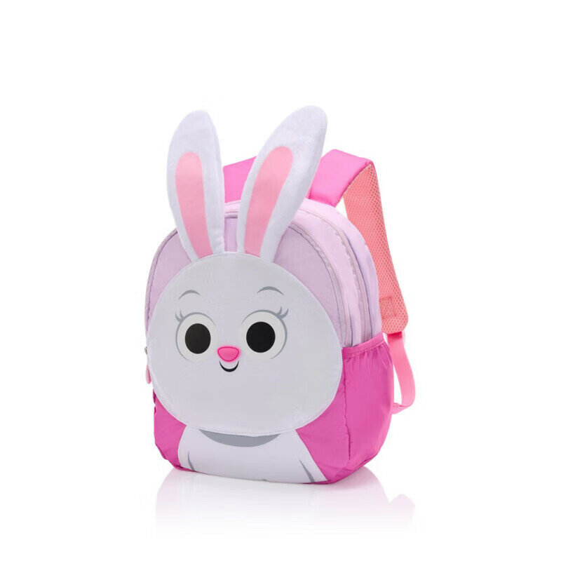 Meilv Suitcase Student Backpack, 2024 New Arrival, 3-6 Years Old Children's Backpack, Kindergarten Junior And Senior Class Backpack, Cute Rabbit Design, QW9