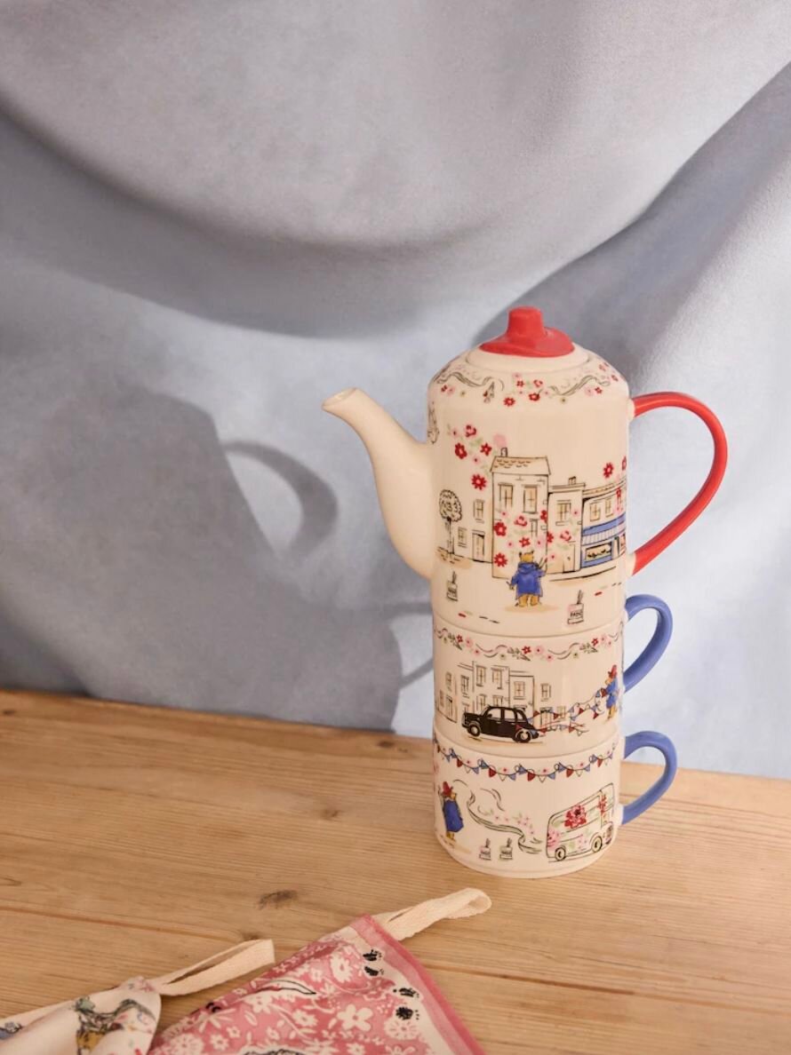 Cath Kidston набор из кружек и чайничка Multi Paddington