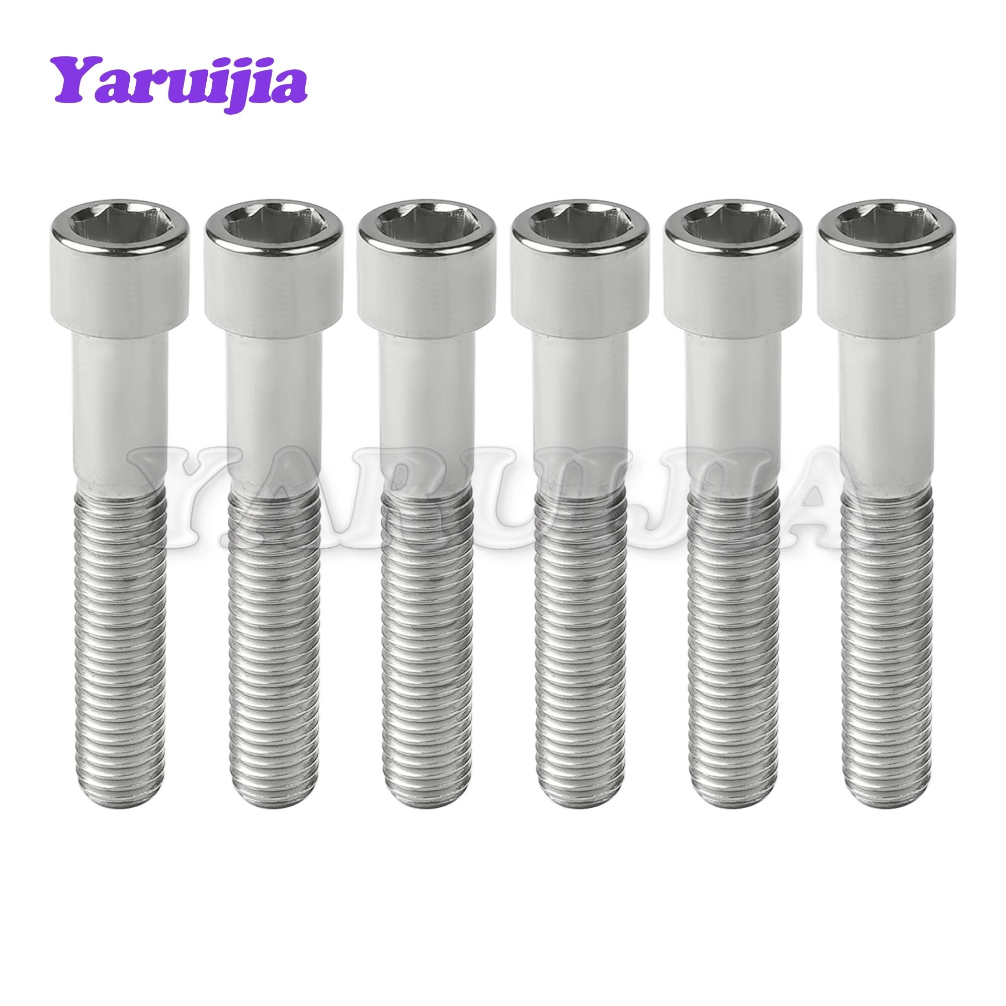 Титановые болты Yaruijia M7/M8 для велосипеда Titanium, 25mm, M8