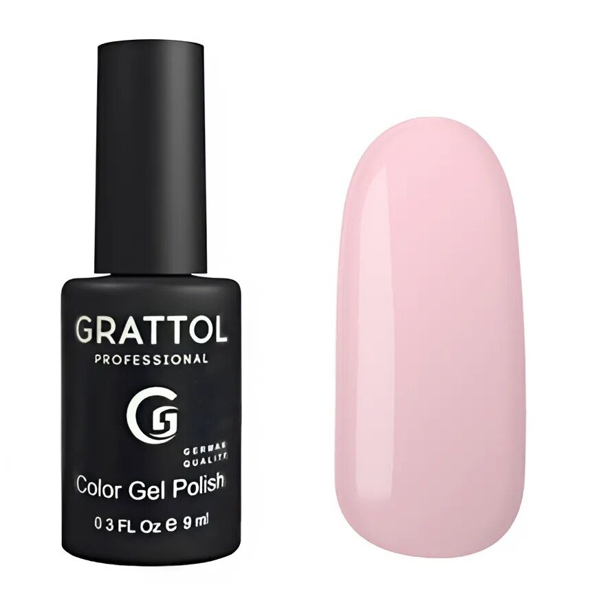 Grattol Color Gel Polish Tender Rose - Гель-лак для ногтей GTC108, 9мл