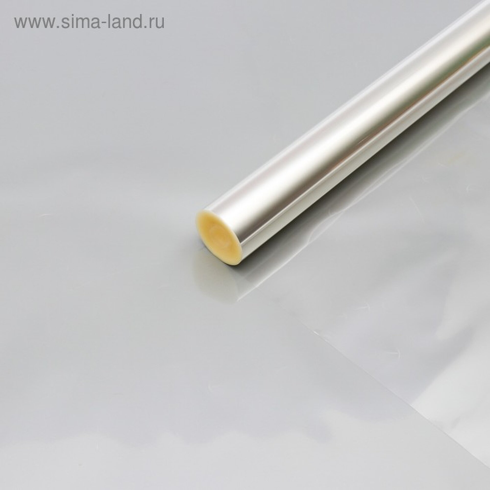 Упаковочная плёнка для цветов прозрачная 0,8 х 34 м, 1000 г, 40 мкм