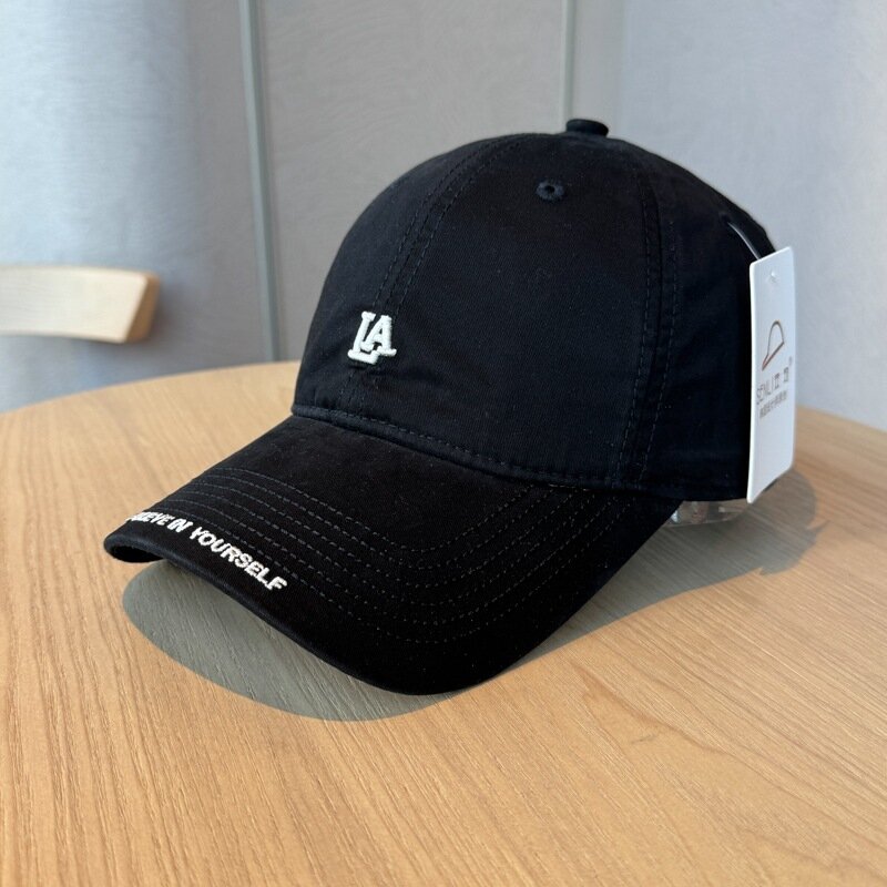 Бейсболка, женская, с вышивкой, регулируемая, размер 54-60, черная