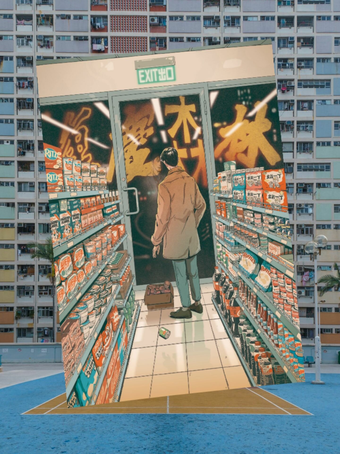 Постер pinterest "Чунгкинский экспресс (графический)", 29х42, А3, глянцевый