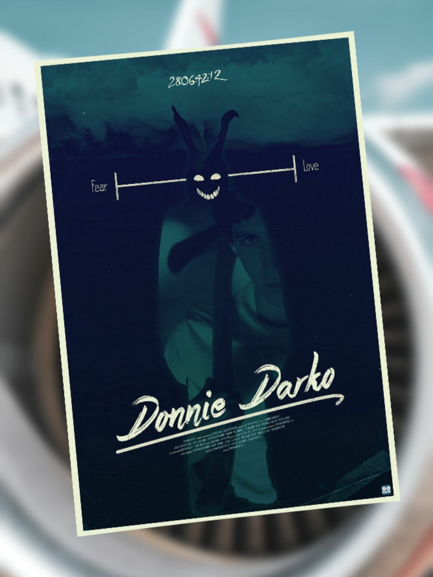 Постер "Донни Дарко" в стиле pinterest, формат А3, 297 х 420 мм, глянцевый