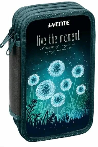 Пенал Dandelions 20,5x12 см, двухстворчатый.