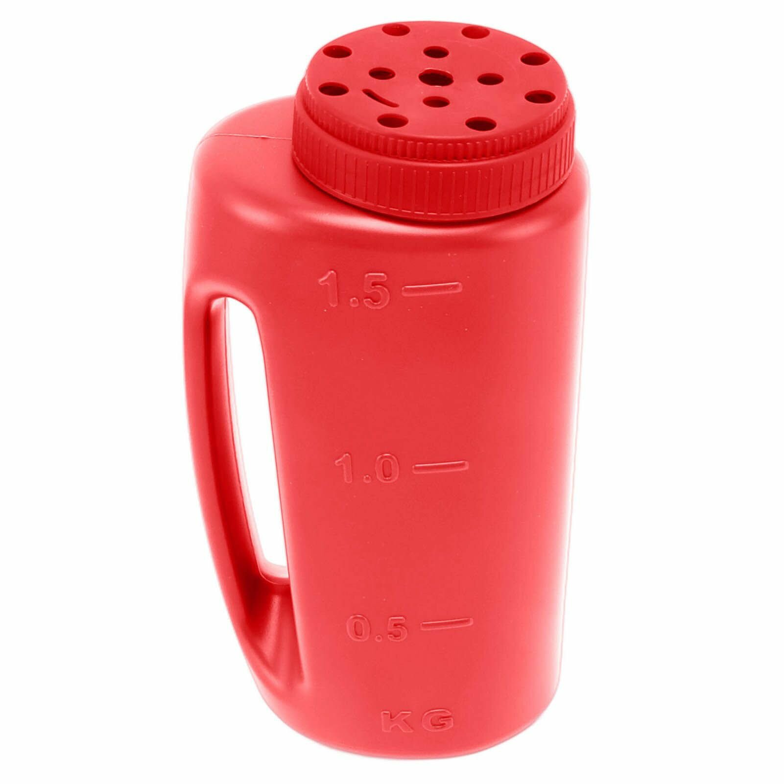 Ручной разбрасыватель удобрений для семян и сельскохозяйственных культур, ручная сеялка для соли, портативный разбрасыватель горшков, инструмент для простого посева красного цвета, 12 частей