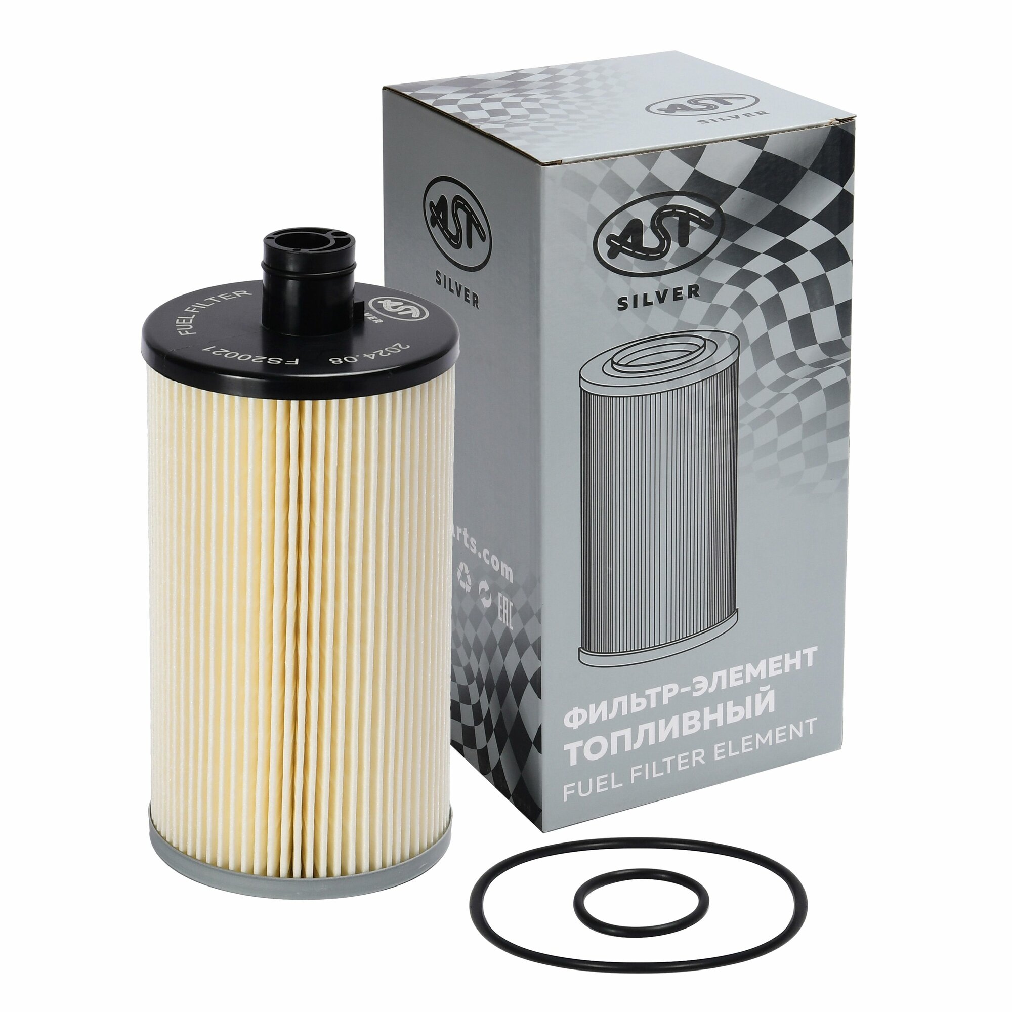 Фильтр-элемент HOWO T5G/SANY/JAC сепаратора топливный AST Silver