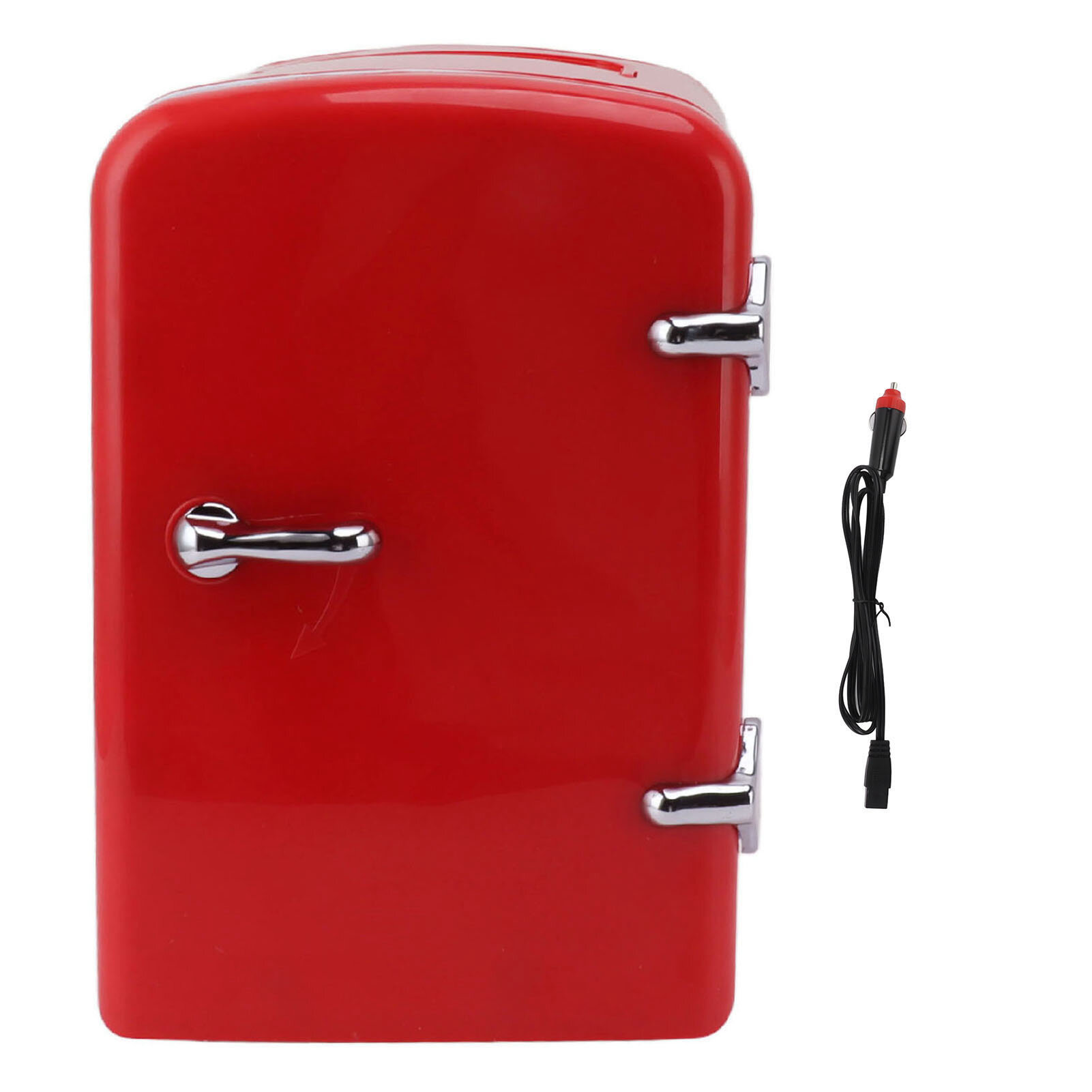 Мини -холодильник 4L Portable Cooler Warmer Personal Holrigrator включает в себя автомобильную вилку DC12V для ухода за кожей.