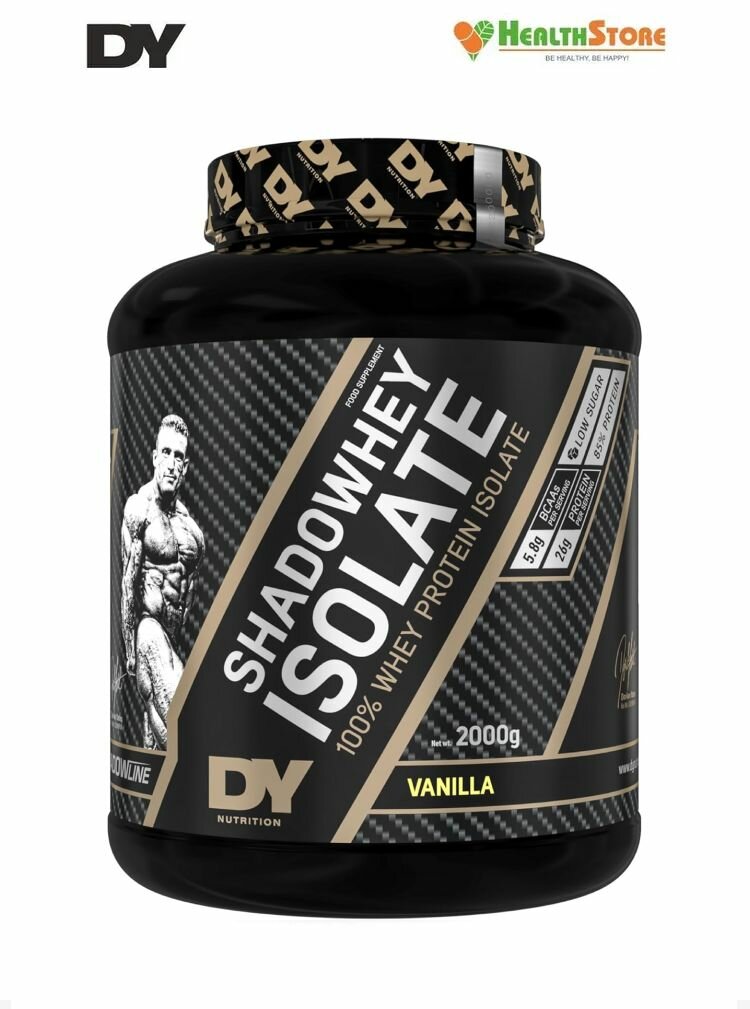 Dorian Yates DY Nutrition Shadowhey Isolate 2кг (ваниль) Протеин изолят сывороточного белка