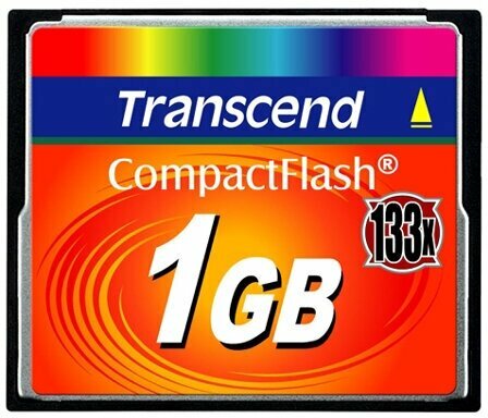 Карта памяти Transcend CompactFlash 1GB 133x TS1GCF133