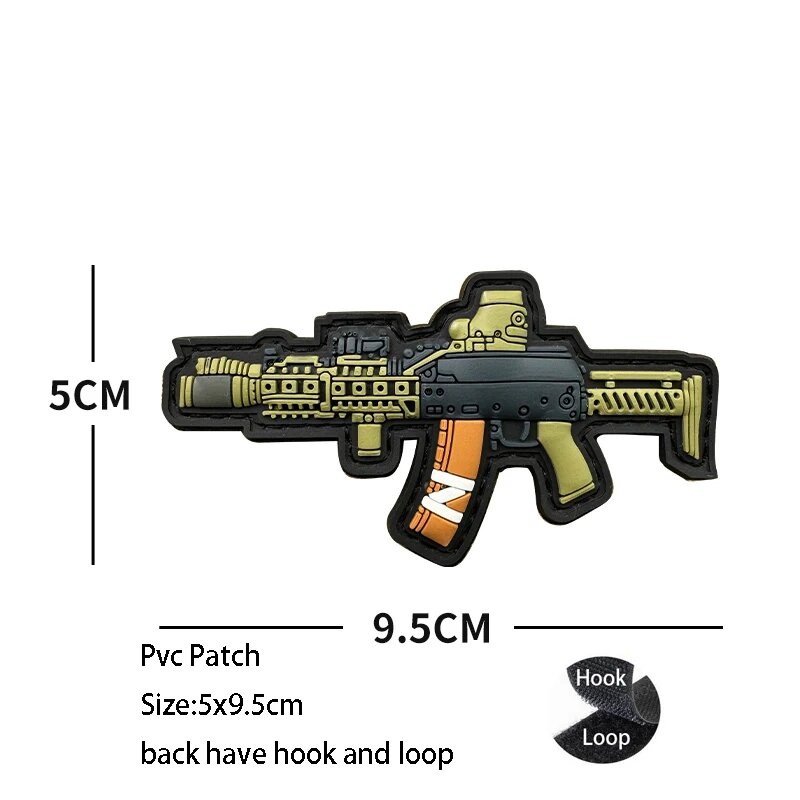 3D PVC Патч M416 Q Edition PVC Patch 21