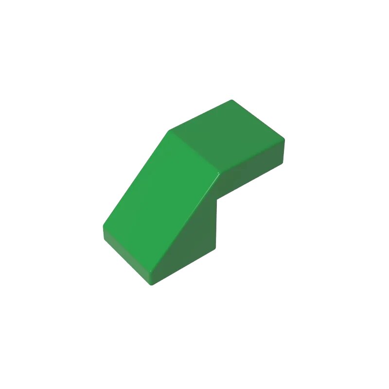 GOBRICKS блочные конструкторы 50 шт. смешанные цвета Темно-зеленый, 040