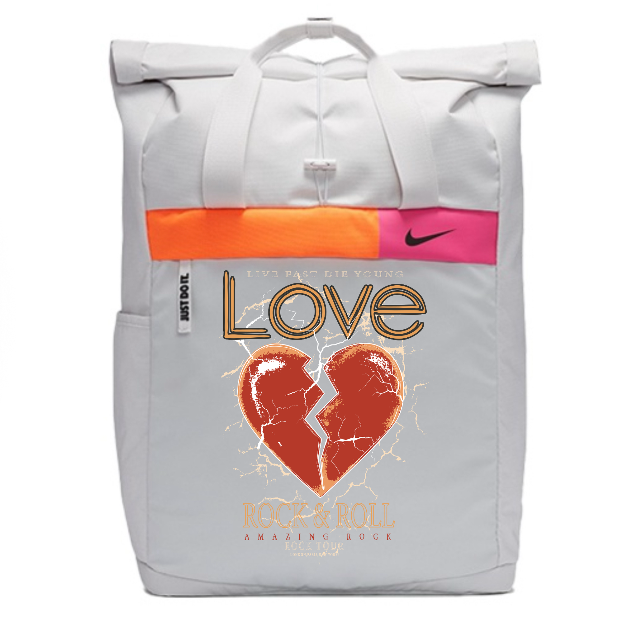 Рюкзак унисекс Nike Fabric Backpack Light Silver Gray