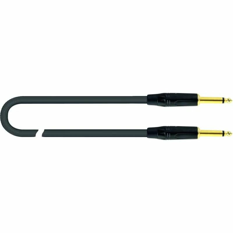 Кабель Quik Lok JUST JJ 3, инструментальный, 3 м, Mono Jack, черный (JUST JJ 3)