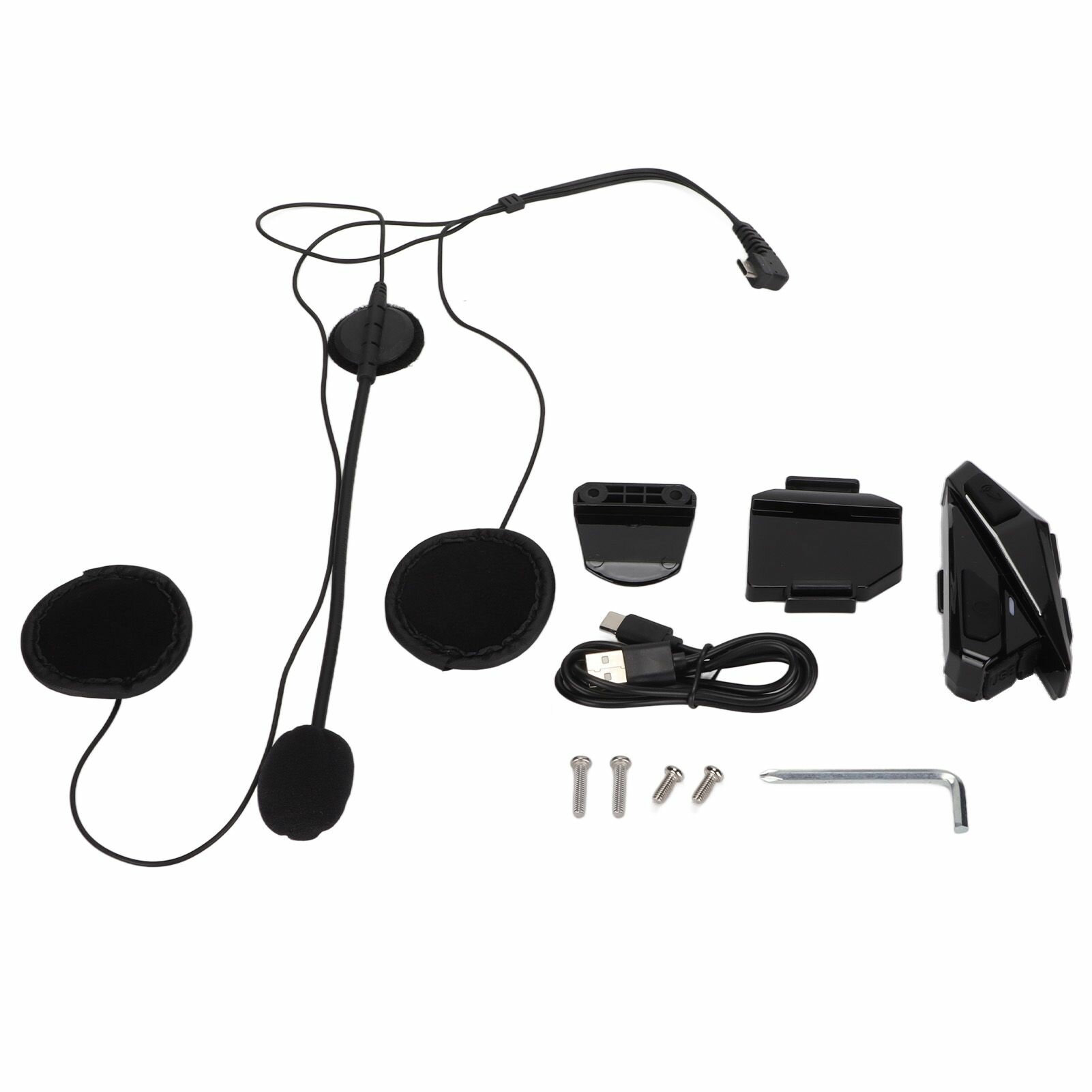 Мотошлем BT гарнитура, шумодав, FM-радио